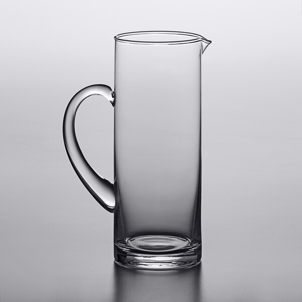 Acopa 53 oz. Slim Glass Pitcher