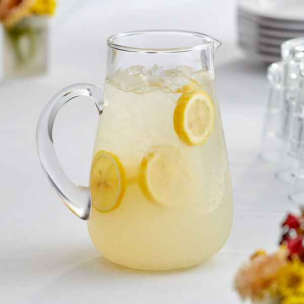 Acopa 75 oz. Round Glass Pitcher