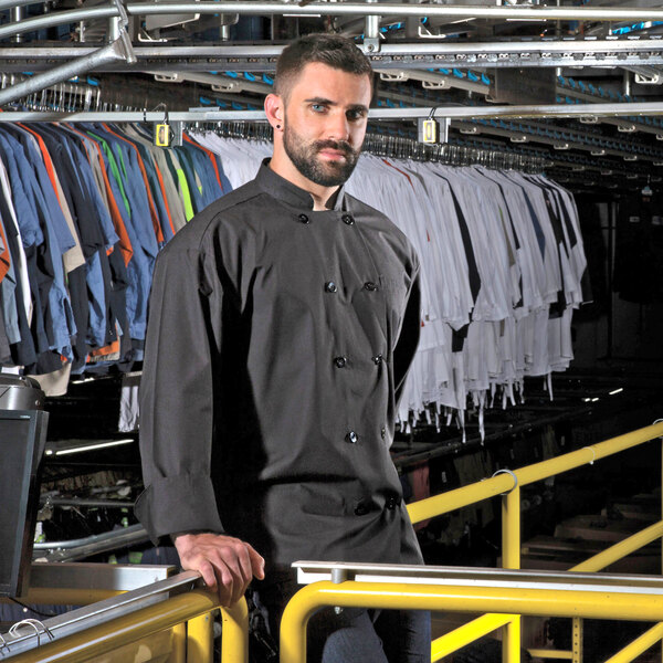 Uncommon Chef Classic 0413 Unisex Lightweight Black Customizable Long ...