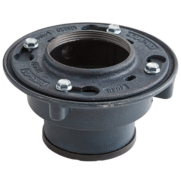 Zurn Elkay Z415-3NL-P-L/TOP Cast Iron Floor Drain Less Grate with 3 ...