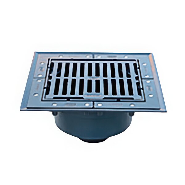 Zurn Elkay Z535-4NH 12" Square Heavy-Duty Parking Structure Drain with ...