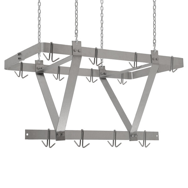 Eagle Group CM36PR Stainless Steel Ceiling-Mounted Pan / Pot Rack with ...