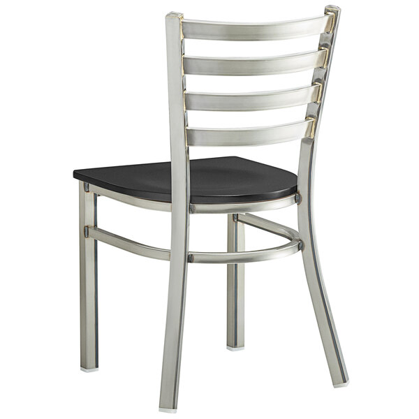 Lancaster Table & Seating Clear Coat Finish Ladder Back Chair with ...