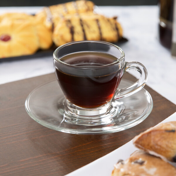 Libbey 13208919 4 5/8" Espresso Saucer - 12/Case