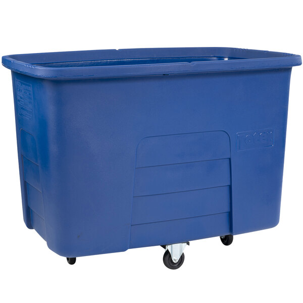 Toter MMC20-00BLU 20 Cubic Foot Blue Heavy-Duty Cube Truck (600 lb ...