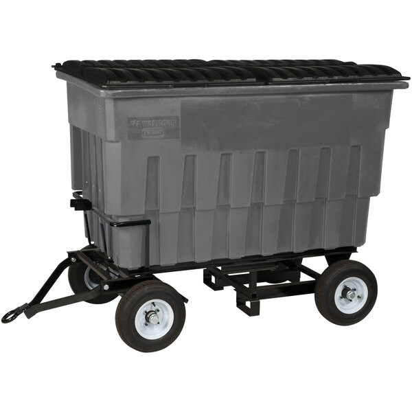 Toter FLA20-10228 2 Cubic Yard Industrial Gray Rapid Speed Mobile Trash ...