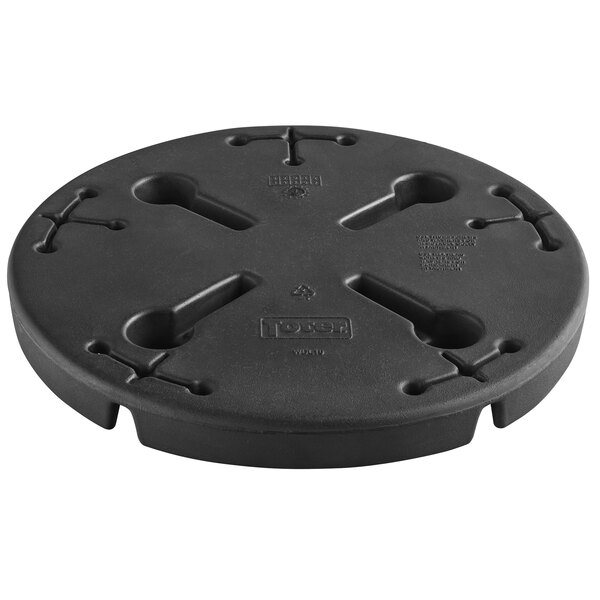 Toter AWB00-00BLK Black Weighted Base for 32, 44, and 55 Gallon Round ...