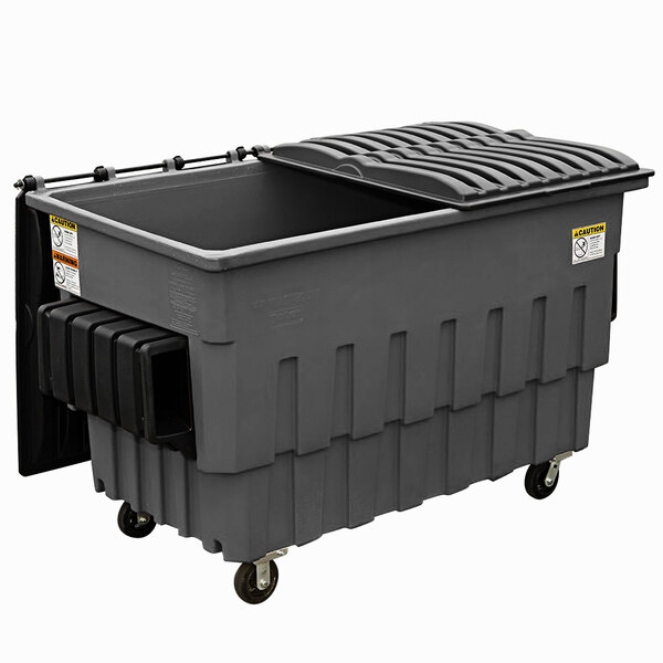 Toter FL020-U0MGY 2 Cubic Yard Graystone Front End Loading Mobile Trash ...