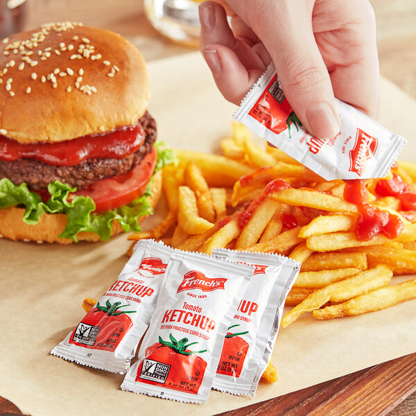 French's Ketchup Packets - 1000/Case | WebstaurantStore