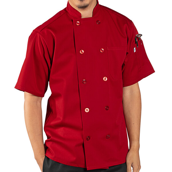 Uncommon Chef South Beach 0415 Unisex Red Customizable Short Sleeve ...