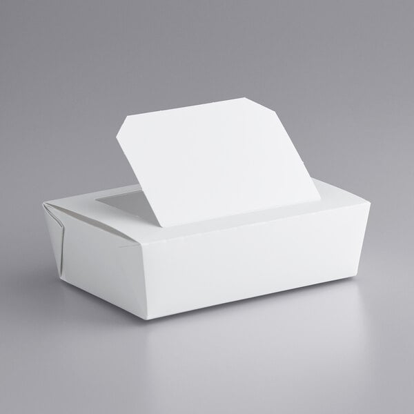 Bio-Pak 03BPPROTWM Protect Tamper-Evident White Paper #3 Windowed Take ...