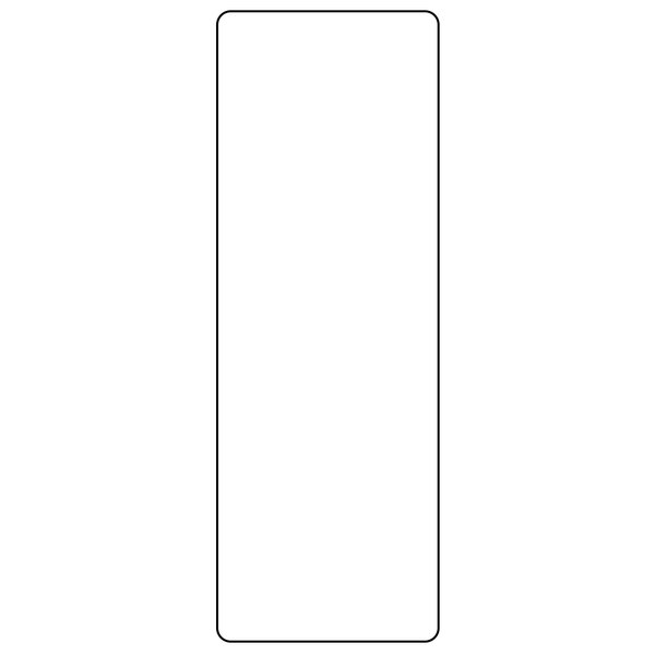DayMark IT117418 DuraMark 2" x 6" Blank Permanent Direct Thermal Label ...