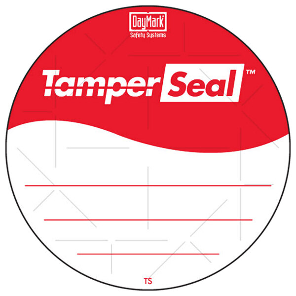 DayMark IT118674B TamperSeal 3" Hand-Writable Tamper-Evident Label ...