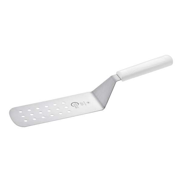 Mercer Culinary M18710WH Millennia® 8" x 3" Perforated Turner with ...