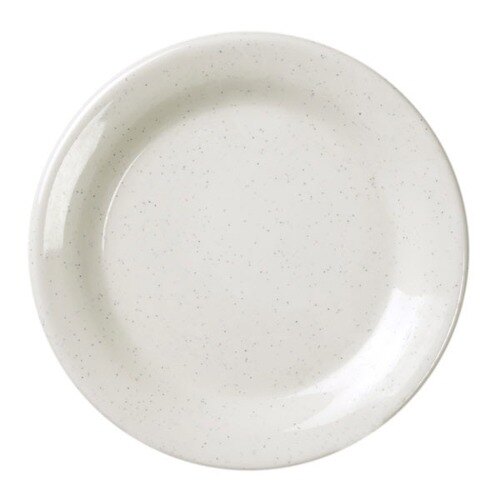 Thunder Group AD109WS San Marino 9" Round Bone White Melamine Plate ...