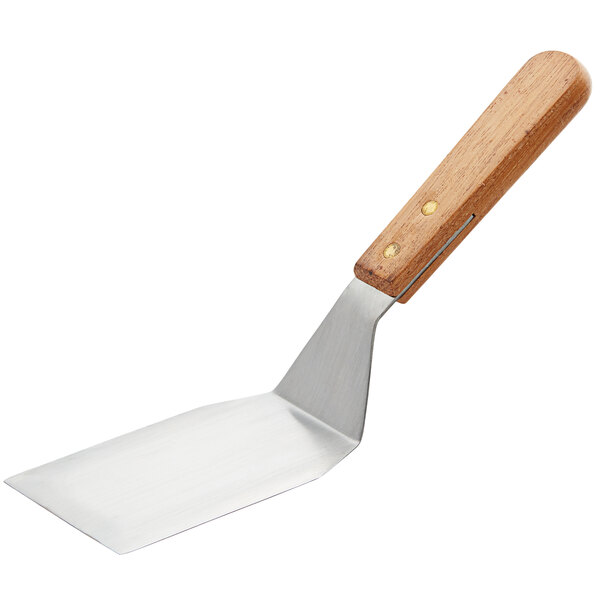 Vollrath 48080 5" x 3" Beveled Edge Stainless Steel Hamburger Turner ...