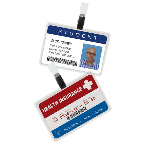 Royal Sovereign RF05IDPC0025 2 9/16" x 3 3/4" ID Badge Thermal ...