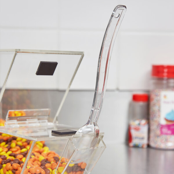 0.5 oz. Clear Topping Dispenser Spoon - 8"