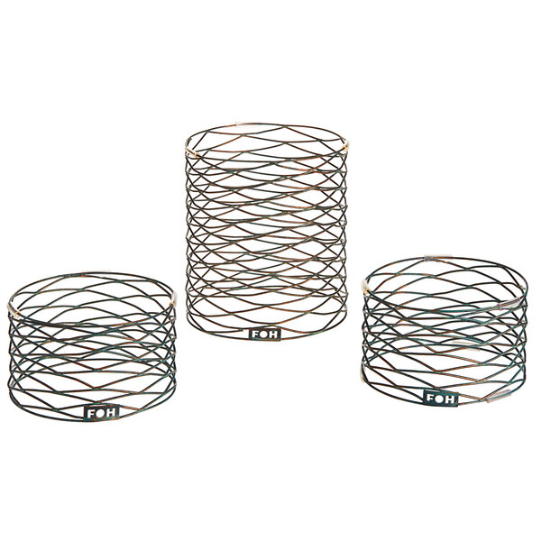 Front of the House BRI003PTI20 Patina 3-Piece Hand-Painted Fused Iron ...