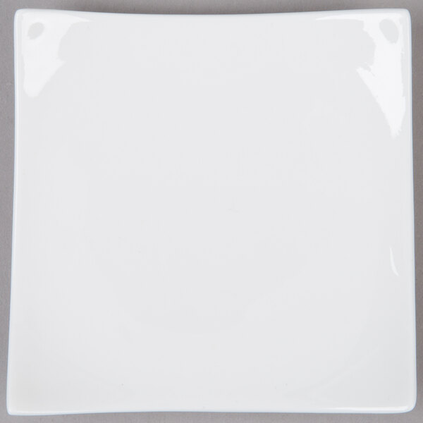 Arcoroc R0737 Appetizer 3 5/8" Square Porcelain Plate by Arc Cardinal ...