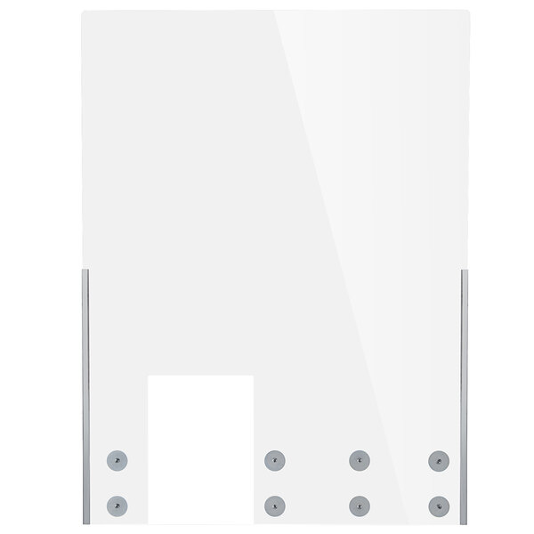 Bon Chef 90151 36" x 48" Clear Acrylic Mounted Safety Shield with Point ...