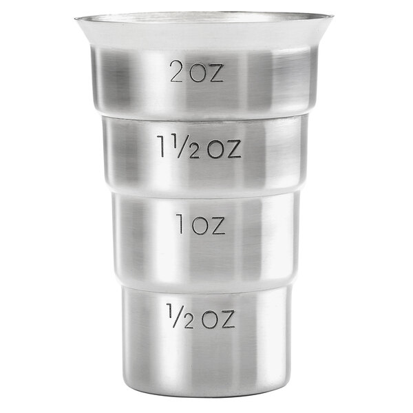 Barfly® M37109 2 oz. Stainless Steel Stepped Jigger