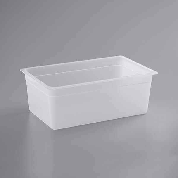 Cambro 18PP190 Full Size Translucent Polypropylene Food Pan - 8" Deep
