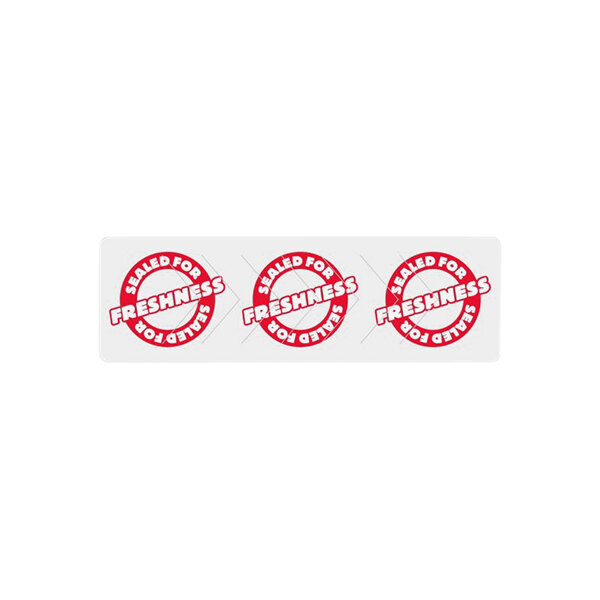 Iconex® 1 7/8" x 6" Rectangle Tamper-Evident Label Roll - 4/Case