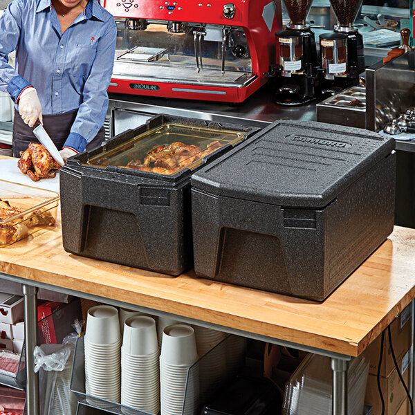 Cambro Cam GoBox® Full Size 8" Deep EPP Large Handle Top Loader ...