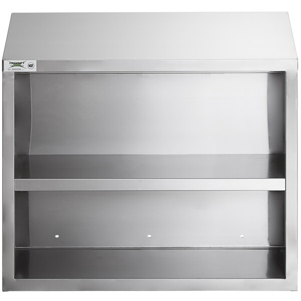 Regency 36" Stainless Steel Open Wall Cabinet