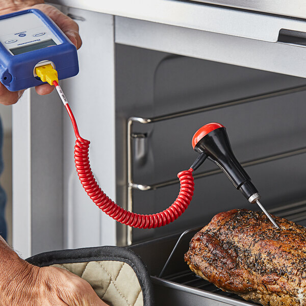 Comark PK24M/US 4" Type-K Industrial Penetration Probe with 39" Coiled ...