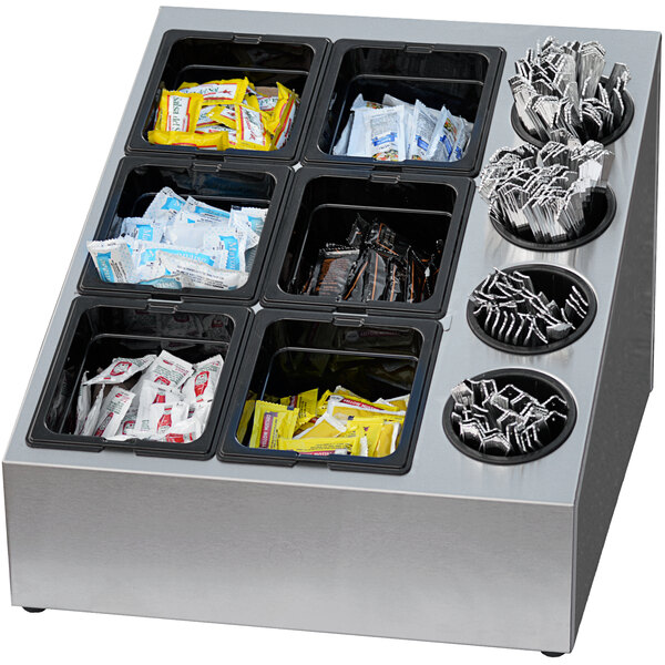 Steril-Sil VTC-1HP-4 5-Hole Wide Combination Stainless Steel Countertop ...