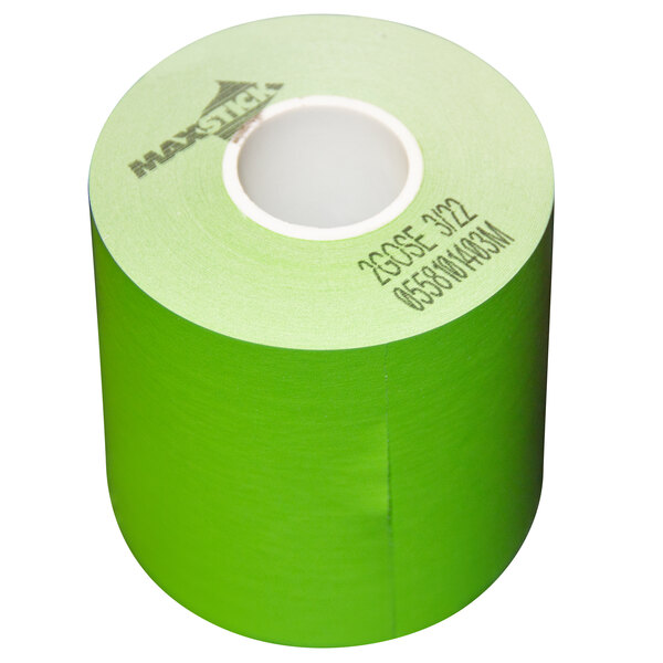 Iconex MAXStick® 2GOSE 3 1/8" x 160' Green Side-Edge Adhesive Thermal ...