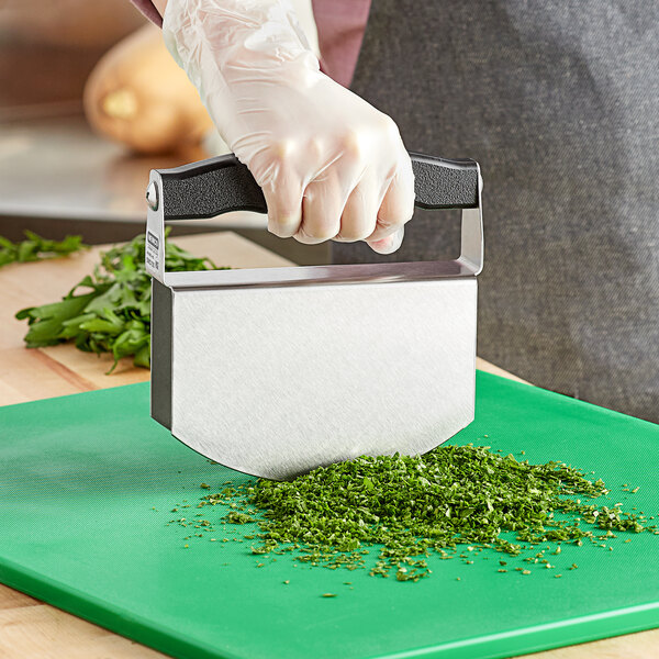 Nemco SMC100 6 3/8" Mezzaluna Cutter with Polyethylene Handle