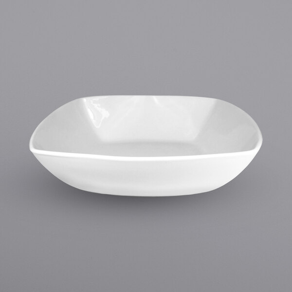 International Tableware QP-34 Quad 48 oz. Square European White ...