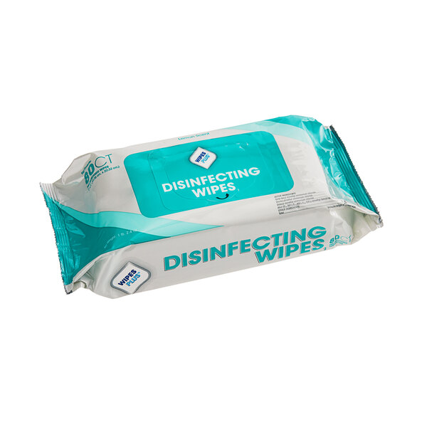 WipesPlus Disinfecting Wipes (Alcohol Free, 12 Packs/Case)