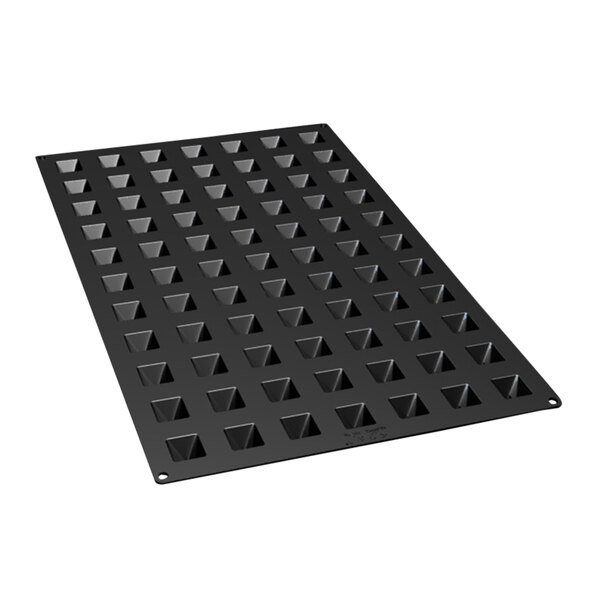 Silikomart SQ046 77 Compartment Mini Pyramids Silicone Baking Mold - 1 ...
