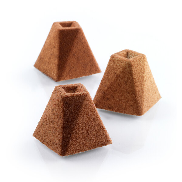 Silikomart SQ046 77 Compartment Mini Pyramids Silicone Baking Mold - 1 ...