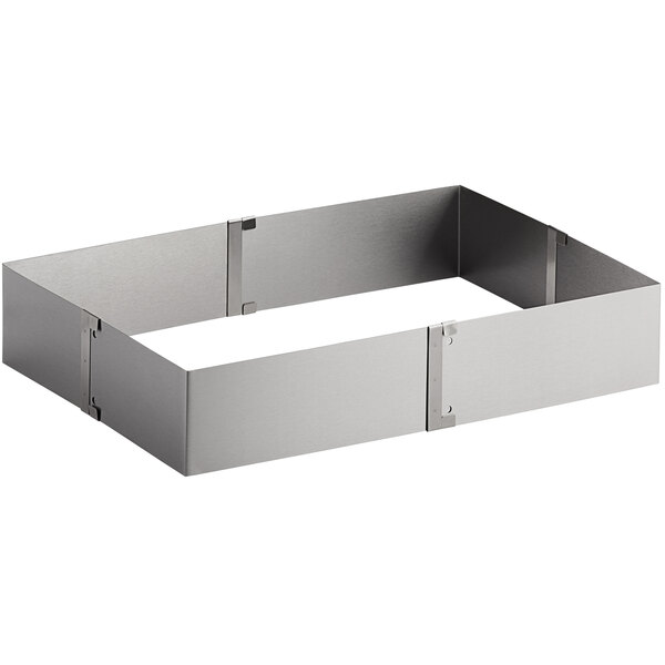 Ateco Rectangular Cake Ring (Adjustable, 9 1/4" - 17 1/4" Long)
