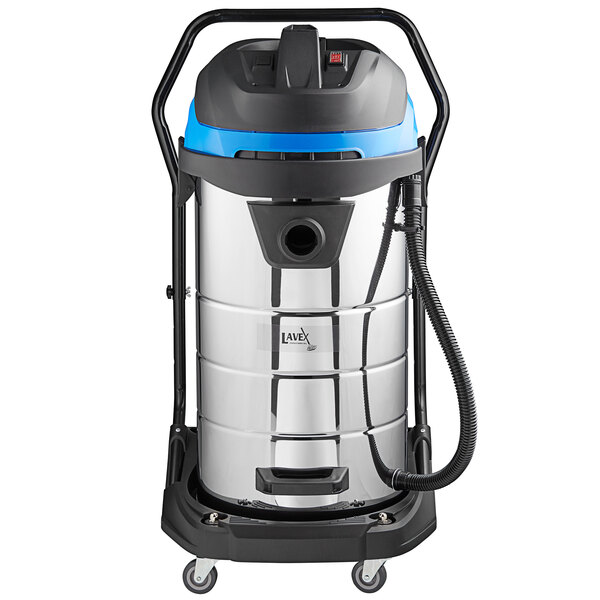 Lavex 26 Gallon Stainless Steel Commercial Wet / Dry Vacuum with ...