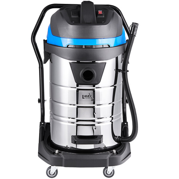 Lavex 21 Gallon Stainless Steel Commercial Wet / Dry Vacuum with ...
