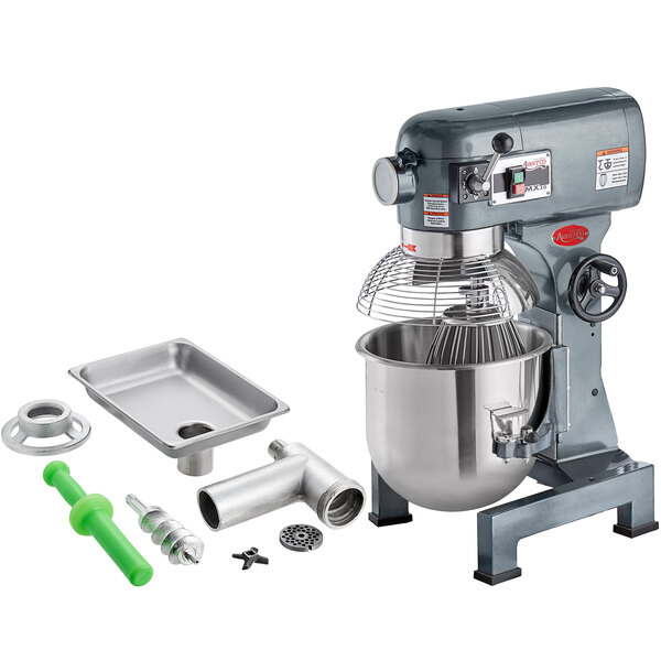 20 Quart Mixer | Avantco Commercial Stand Mixer w/ Guard
