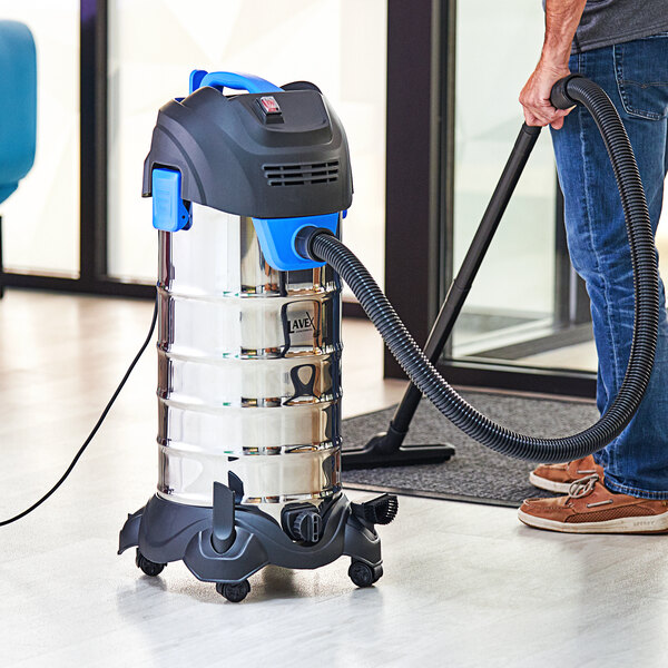 Lavex 10 Gallon Stainless Steel Commercial Wet / Dry Vacuum with ...