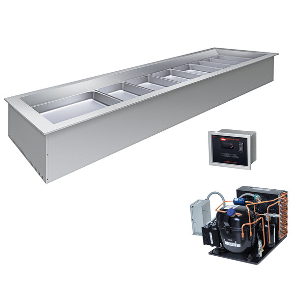Hatco CWBR-S4 Standard Four Pan Slim Drop-In Remote Refrigerated Cold ...
