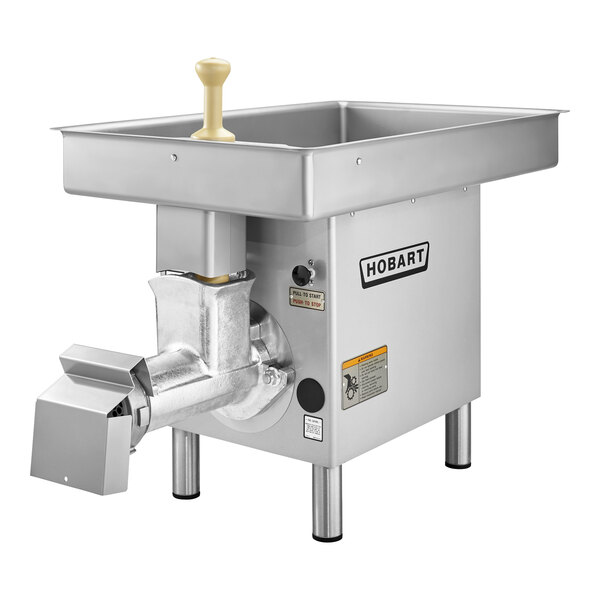 Hobart 4732-35-STD # 32 Meat Chopper with Non-Removeable Feed Pan - 3 ...
