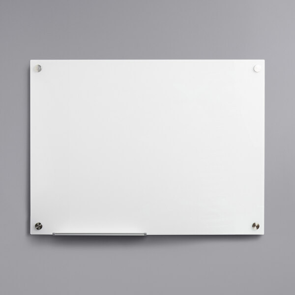 Dynamic by 360 Office Furniture 48" x 36" Frameless Wall-Mount Frosted ...