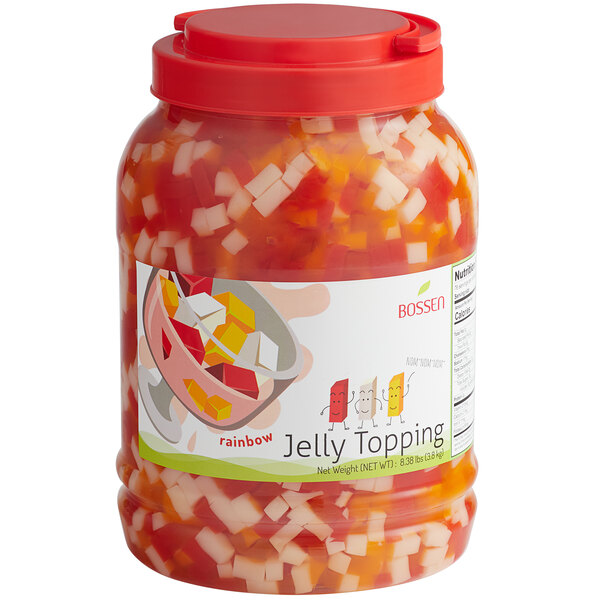 Rainbow Jelly Topping for Tea & Desserts by Bossen (8.38lb)