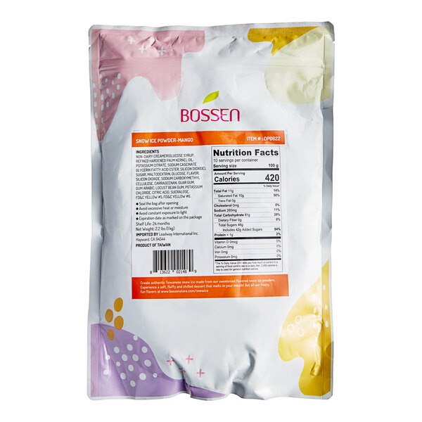 Bossen 2.2 lb. Mango Snow Ice Powder Mix