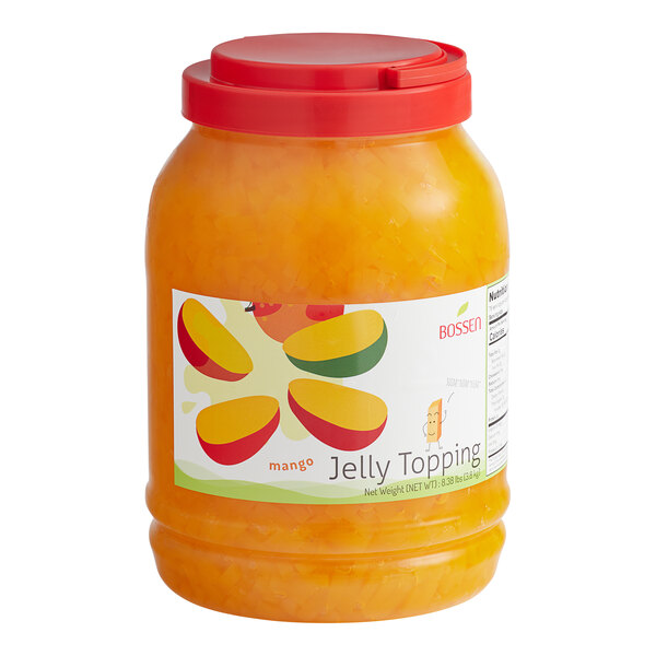 Bossen Mango Jelly Topping 8.38 lb. - 4/Case