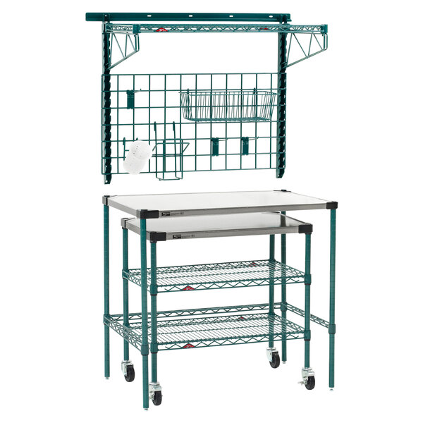 Metro SMSPM2436 40" Super Erecta Prep Station with SmartWall and ...